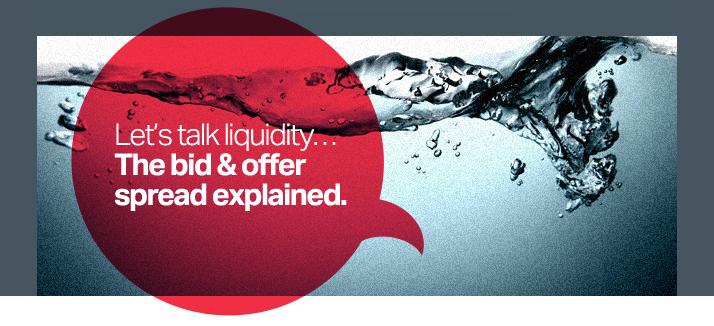 Let's talk Liquidity... The Bid & Offer Spread
